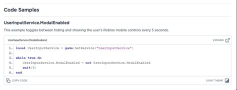 Userinputservicemodalenabled Does Not Disable Mobile Controls Scripting Support Developer