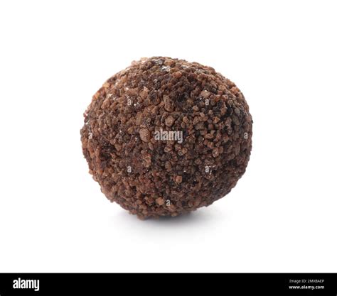 Delicious Chocolate Candy Isolated On White Fancy Confectionery Stock