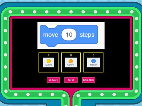 Scratch Codes Gameshow Quiz