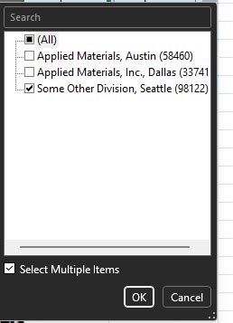 Excel Exclude Items On A Pivot Table Filter Stack Overflow