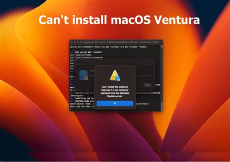 Is It Okay To Install Macos Ventura Darwins Data