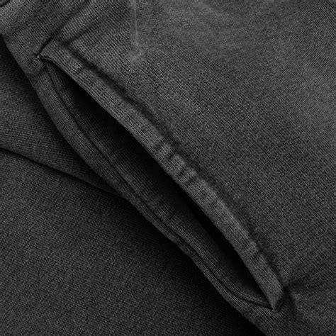 Faded Graphic Fleece Pant Washed Black Feature