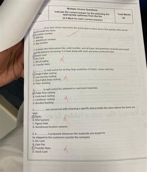 Solved Multiple Choice Questions Indicate the correct answor | Chegg.com