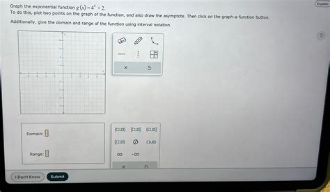 solved graph the exponential function g x 4x 2 españolto do