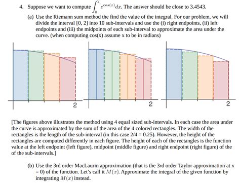solved 4 suppose we want to compute ∫02ecos x dx the