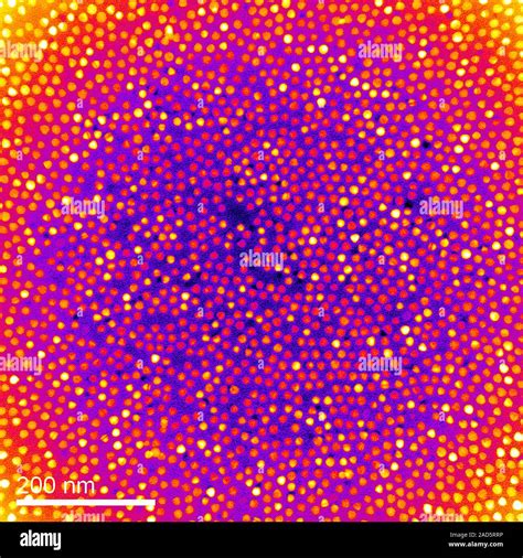 Quantum Dots Cancer Imaging Research Coloured Transmission Electron