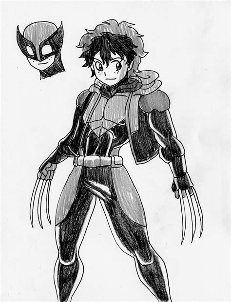 Mha Marvel Izuku Midoriya Wolverine By Marcoasalazarm On Deviantart