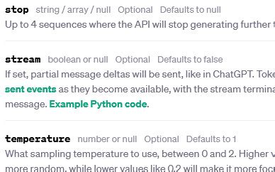 Question Regarding Error Unrecognized Request Argument Supplied Streaming API OpenAI