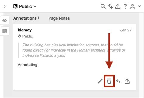Deleting An Annotation Hypothesis