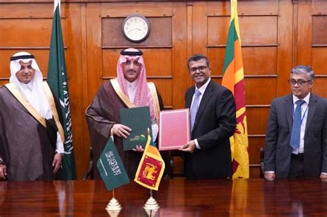 ශ්‍රී ලංකාව සහ සෞදි සංවර්ධන අරමුදල අතර ද්විපාර්ශ්වික ණය ගිවිසුම් අත්සන් කරයි