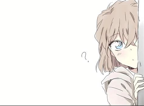 2k灰原哀壁纸｜简约背景 名侦探柯南「哲风壁纸」