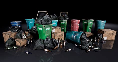 Realistic Garbage Pack 3d Exterior Unity Asset Store