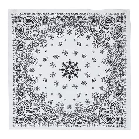 White Bandana Pattern