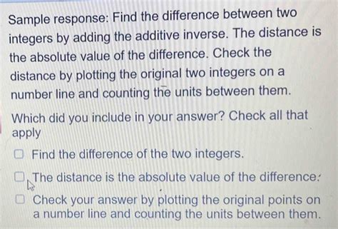 solved sample response find the difference between two integers by