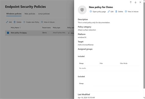 Endpoint Security Policies In Multitenant Management Unified Security Operations Microsoft Learn