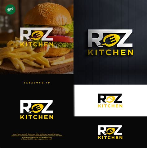 Desain Logo F B Rez Kitchen
