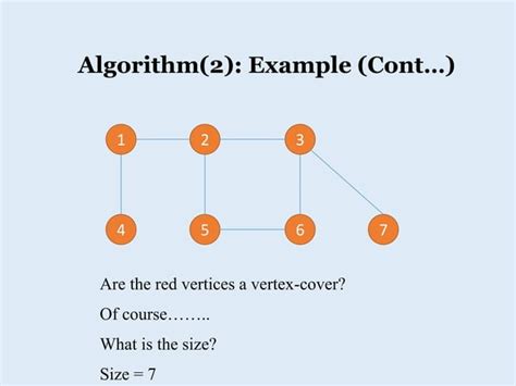 Vertex Cover Problem Pptx Physics Science