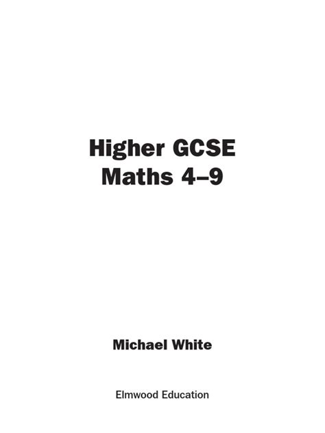 Final Copy Higher Gcse 4 9 Pdf Trigonometric Functions Mathematics
