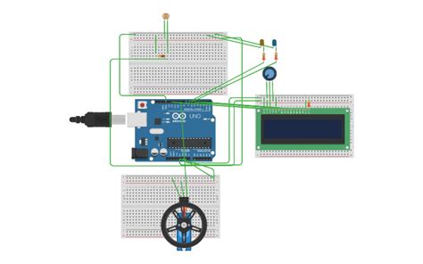 Circuit Design Servo Continuous Task Tinkercad