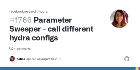 parameter sweeper call different hydra configs · issue 1766