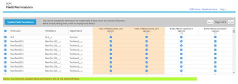 Guide Update Field Permissions For Multiple Salesforce Objects