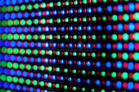 Rgb Led Diode Display Panel Stock Image Image Of Electrical Fluorescent 16989625