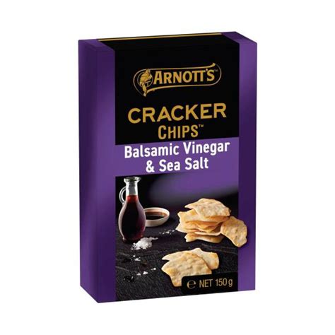 Buy Arnotts Cracker Chips Balsamic Vinegar And Sea Salt 150g Coles