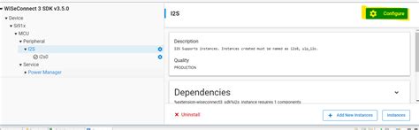 i2s pin configuration for ml audio applications on siwx917 platform