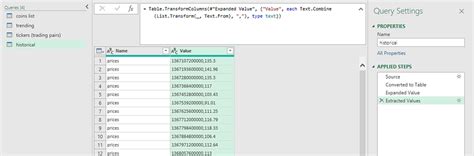 how to import live crypto prices into excel spreadsheets coingecko api