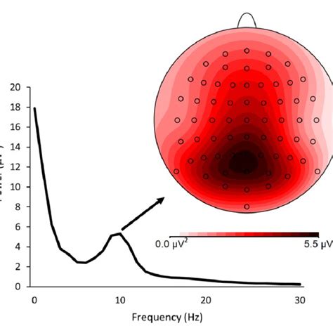 Power Spectrum And Distribution Of Pre Stop Stimulus Alpha Power Across Download Scientific
