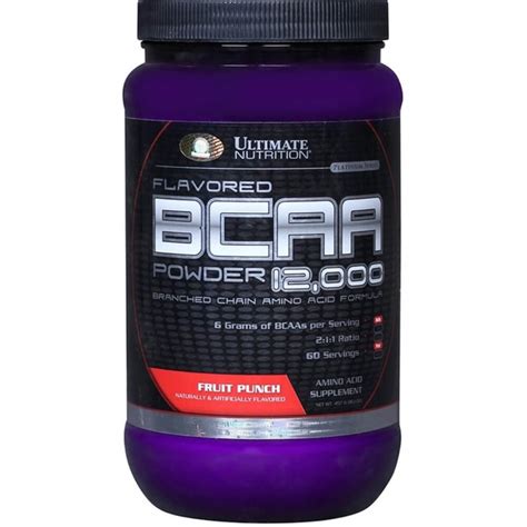 Ultimate Nutrition Flavored BCAA 12,000 Powder ( 1 lb, Fruit Punch ...