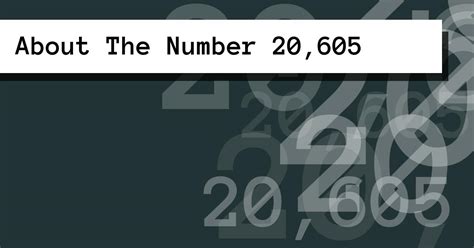 About The Number