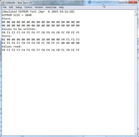 Solved Emulated Eeprom What Does Write Function Exa