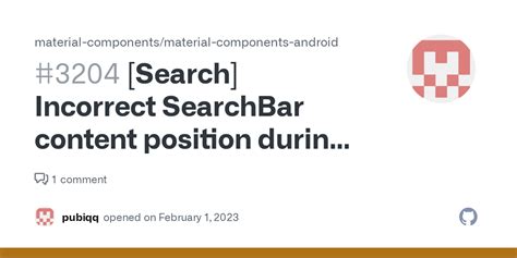Search Incorrect Searchbar Content Position During Animation On Large