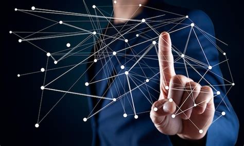 Premium Photo Global Network Blockchain Illustration Neural Networks