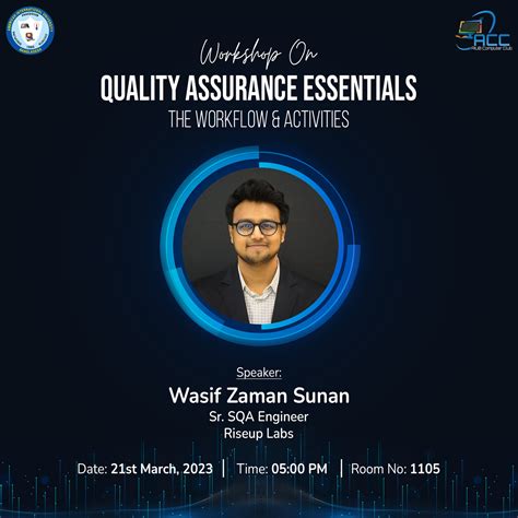 Quality Assurance Essentials The Workflow And Activities Aiub Computer