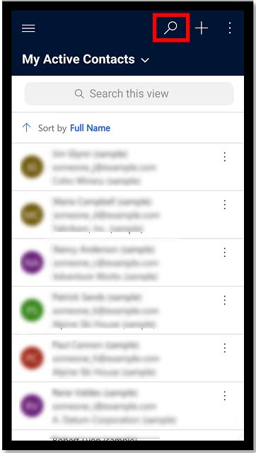 对 Power Apps 移动应用中的模型驱动应用使用 Dataverse 搜索 Power Apps Microsoft Learn
