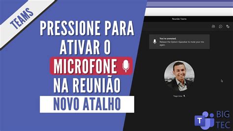 Teams Desabilitar Mute Do Mic Temporariamente Use Esse Atalho Youtube