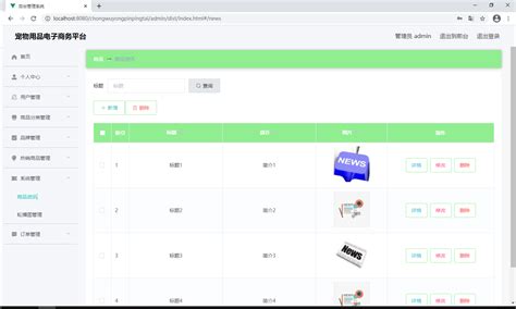 基于java宠物用品电子商务平台设计实现 源码 lw 部署文档 讲解等 csdn博客