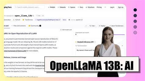 Openllama 13b Released Open Source Reproduction Of Meta Ais Llama Language Model Youtube