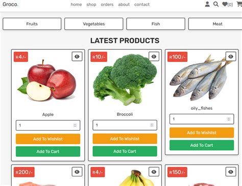 Github Kwanda9700grocery Store Complete Responsive Grocery Website