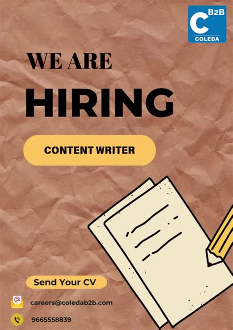 Raksha Koul On Linkedin Contentwriter Hiring Joinourteam