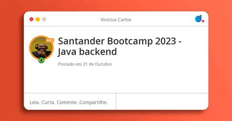 Santander Bootcamp 2023 Java Backend