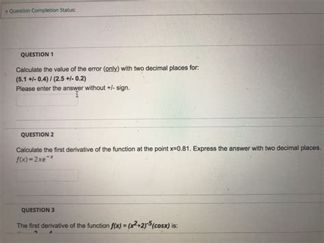 solved y question completion status question1 calculate the