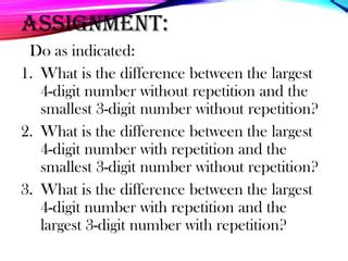 Subtracting Numbers Without Regrouping PPTX