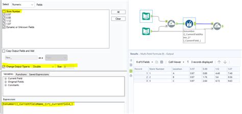 solved multiply multiple columns by a respective number alteryx
