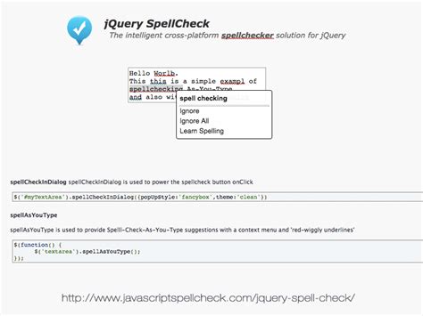 Download Jquery Spell Check Free Trial Jquery Spell Check