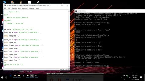 Python 入門教學 Tutorial Input 應用 YouTube