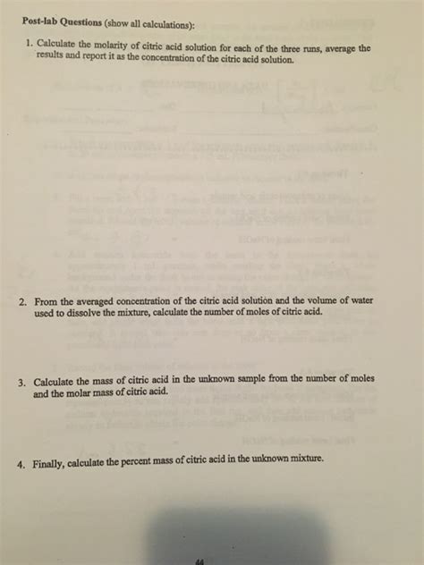 Solved EXPERIMENT: 7 ANALYSIS OF UNKNOWN ACIDS BY ACID/BASE | Chegg.com