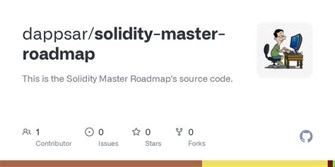 Github Dappsarsolidity Master Roadmap This Is The Solidity Master